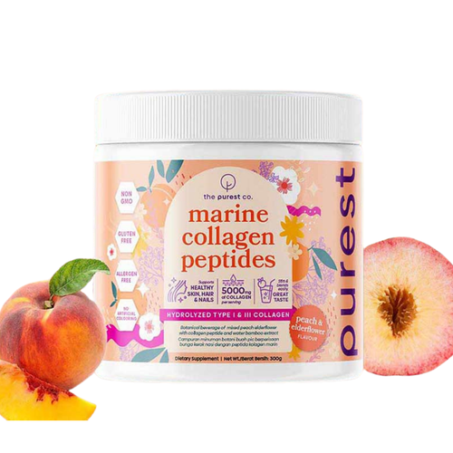 Purest Co Marine Collagen Peptides For Skin, Hair & Nail Vitality ...