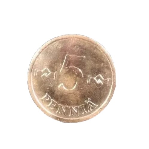 1974 FINLAND - 5 Pennia SUOMEN TASAVALTA Uncirculated - VF Vintage ...