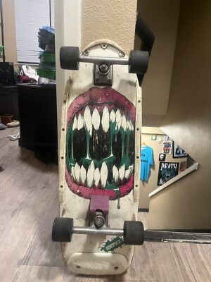 1984 Kryptonics High Energy Slime Mouth Hammerhead Skateboard | eBay