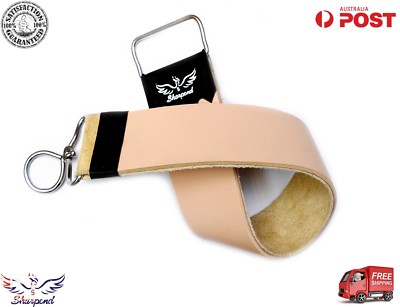 Professional New Leather Strop Strap Belt Barber Straight Edge Razor ...