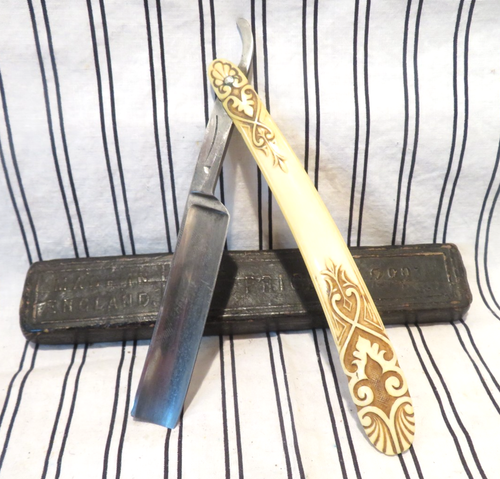 George Wostenholm & Sons, Sheffield 1/2 Inch Blade Straight Razor ...