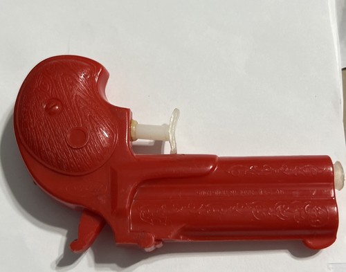 Vintage Plastic Water Gun Maks Shooting Pistol Squirt Hong Kong Red ...