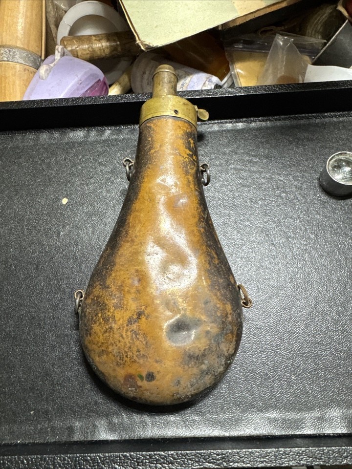 AM Flask & Cap Co Brass Flask | eBay