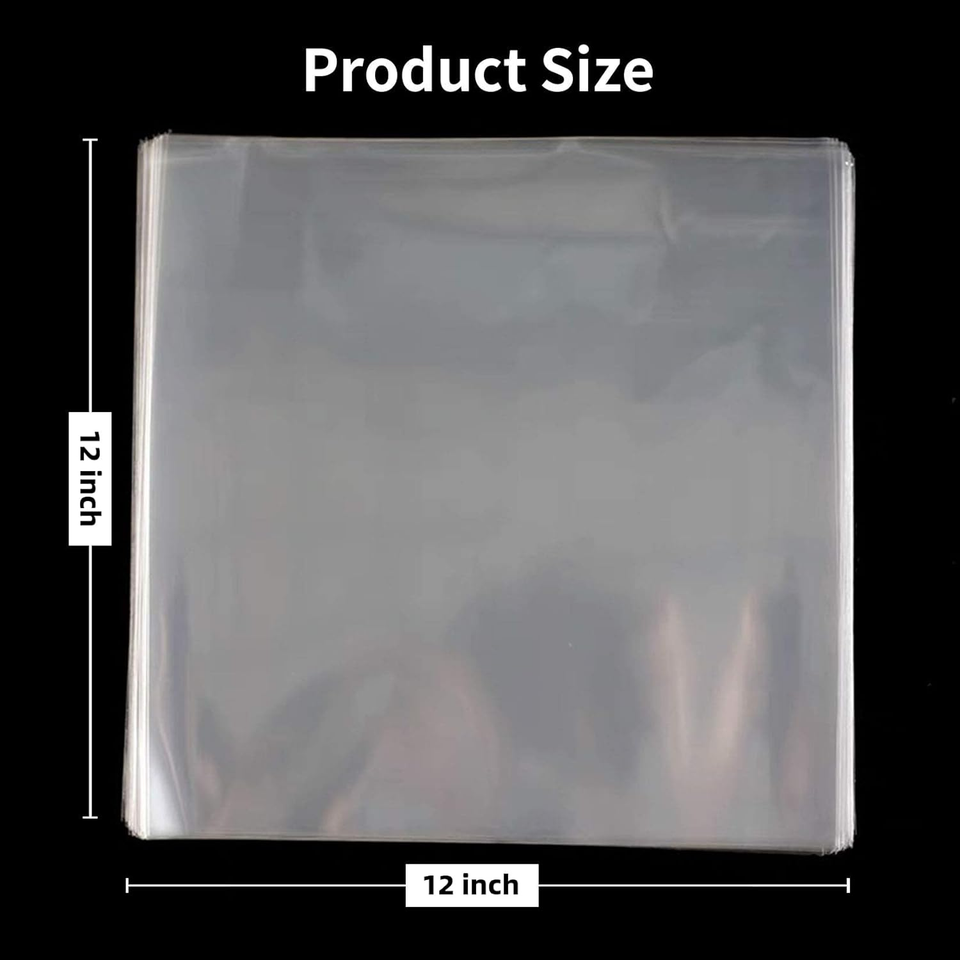 Clear Cellophane Sheets,120 Pieces 12X12 Inches Cello Sheets ...