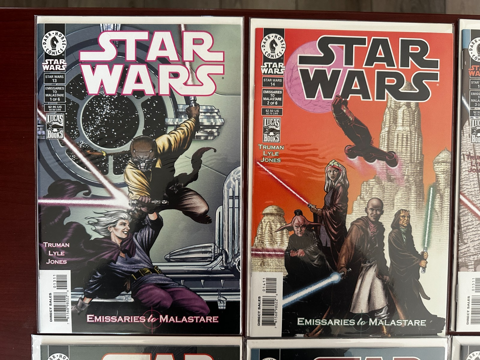 Star Wars #13-18 (#1-6) Emissaries To Malastare 1st Quinlan Vos Dark ...
