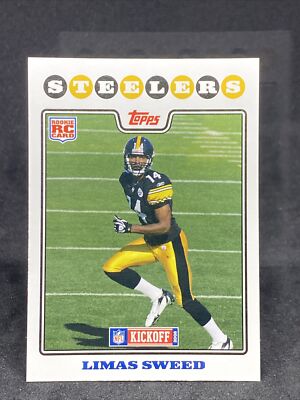 LIMAS SWEED 2008 Topps Kickoff Rookie RC #194 STEELERS | eBay