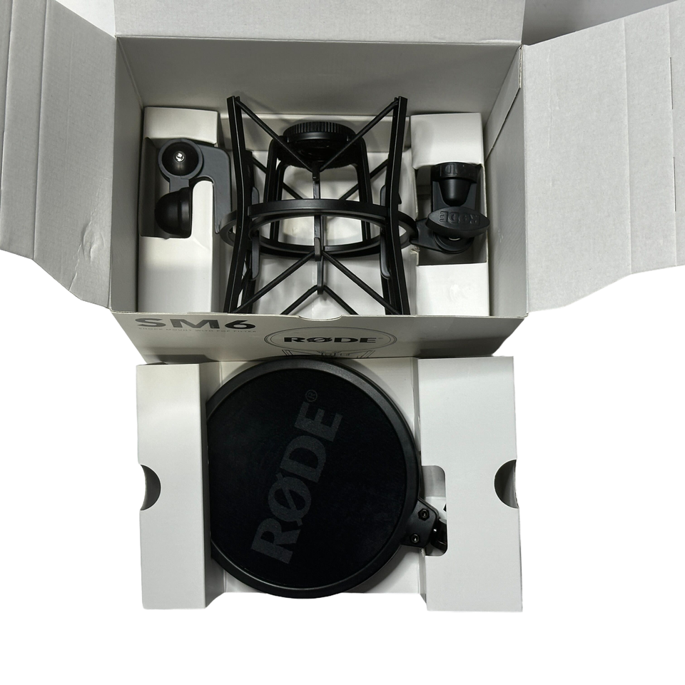 Rode NT1 Signature Series Condenser Microphone with SM6 Shockmount Pop ...