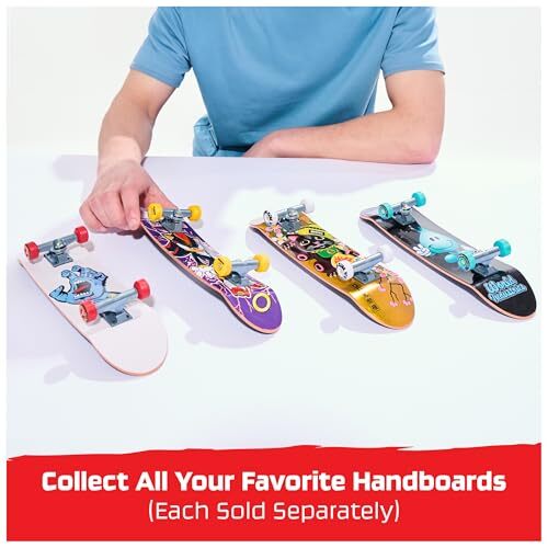 Tech Deck Handboard Set – 10" Pro Skateboard, Authentic Graphics ...
