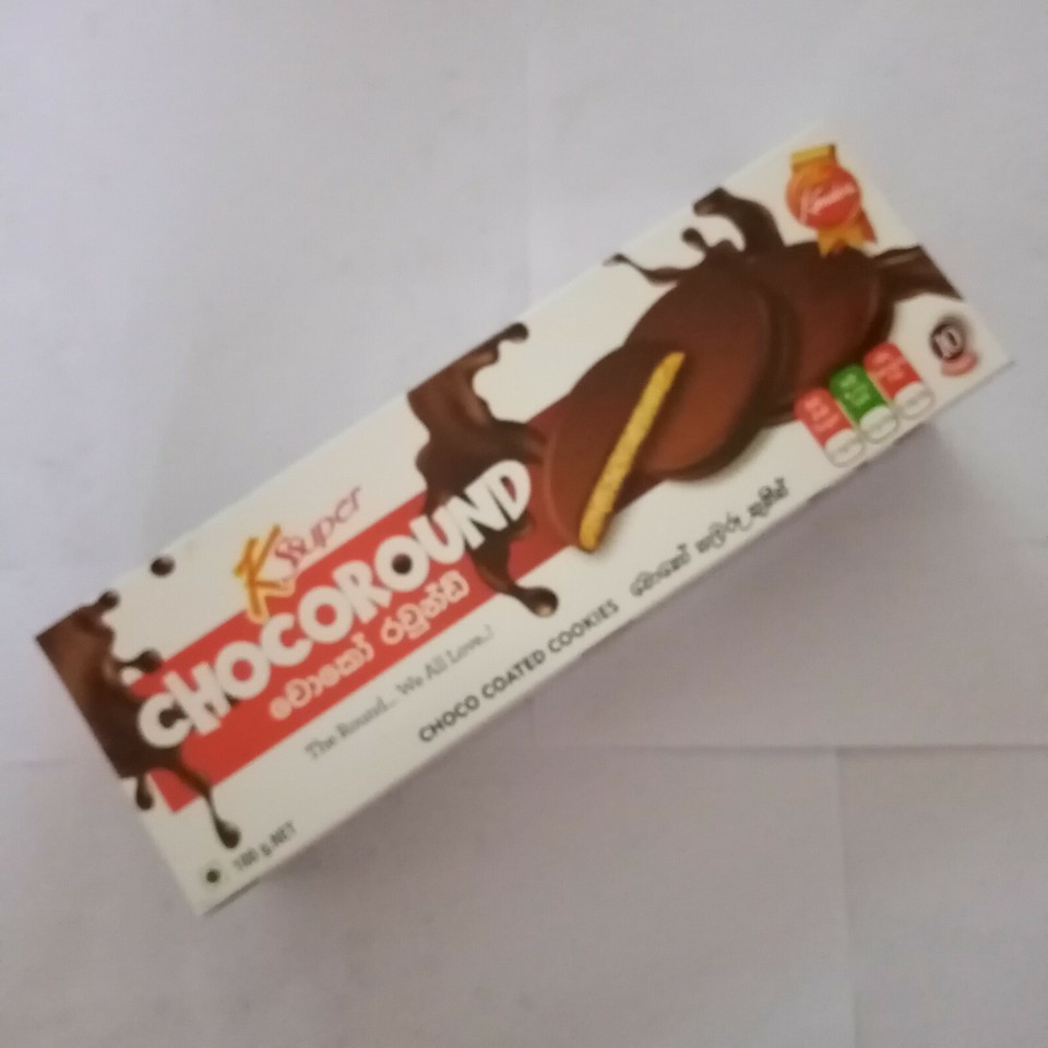 Kandos Choco Round Chocolate Coated Cookie Halloween Deco Cake Dessert ...