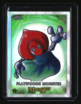 MetaZoo FLATWOODS MONSTER #16 (2022 Topps Chrome Silver Refractor) NM ...