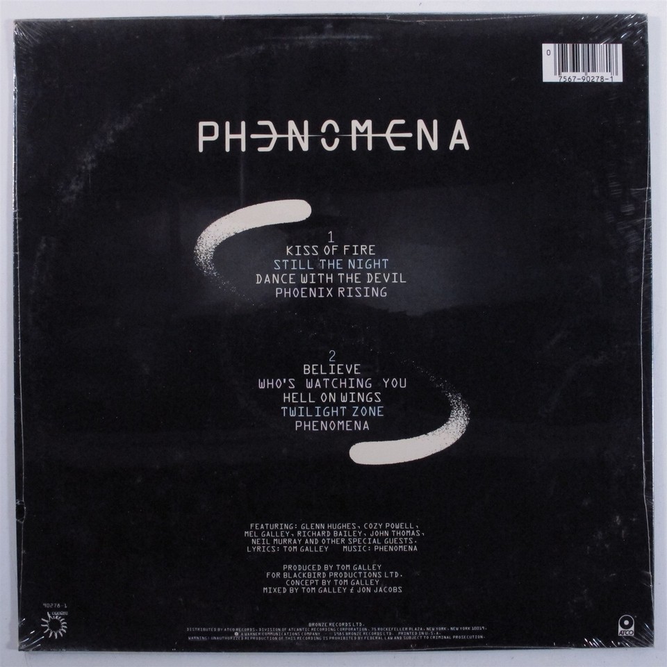 PHENOMENA Self Titled BRONZE/ATCO 90278-1 LP SEALED q | eBay
