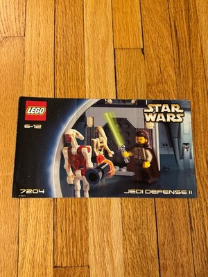 Lego Star Wars Jedi Defense II (7204) Instruction Booklet Only | eBay