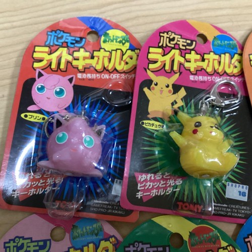 Pokemon Key chain Lot of 7 Pikachu Pudding Squirtle Togepi Lucky Kodak ...