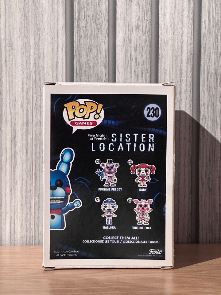 Funko Pop Bon Bon 230 Five Nights at Freddy’s Sister Location FNAF ...
