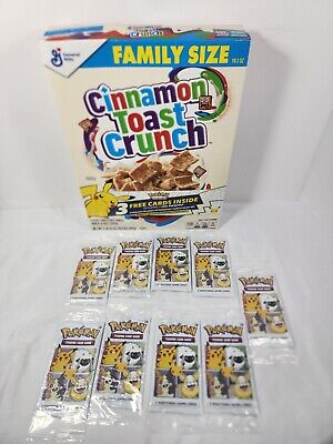 Cinnamon Toast Crunch Cereal Pokemon 25th Anniversary Cards 1 Box 30 ...