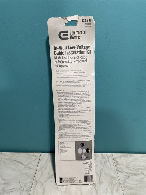 Commercial Electric In-wall Low Voltage Installation Cable Kit for sale ...