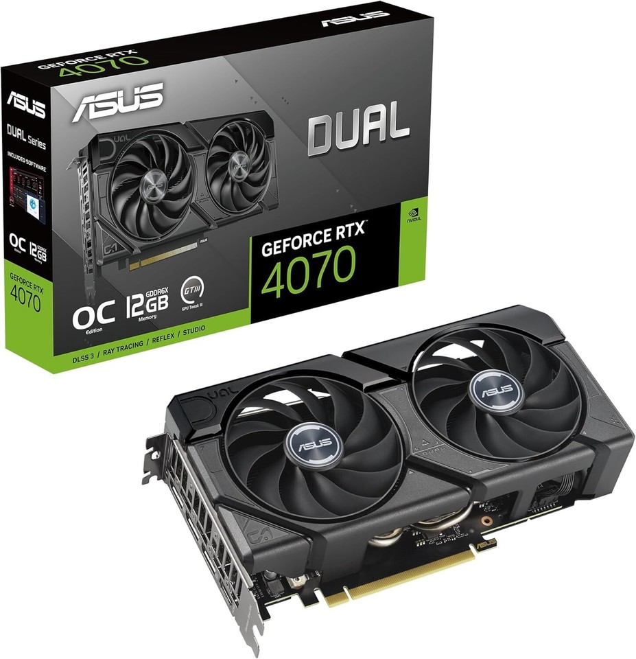 Asus Prime GeForce RTX 4070 Super RTX4070 OC Edition 12GB GDDR6X ...
