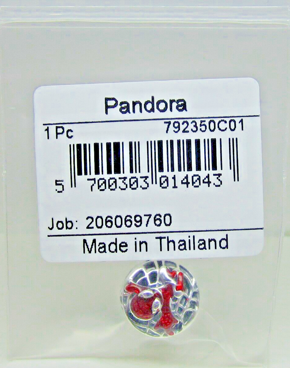 Authentic Pandora #792350C01 Marvel Spider-Man Soaring City Charm for ...