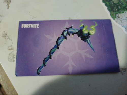 Fortnite Pickaxe Merry Mint Candy Cane Card CODE IS EXPIRED READ | eBay
