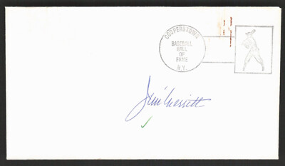 Jim Merritt Signed Baseball Postal Envelope Minnesota Twins Autograph ...
