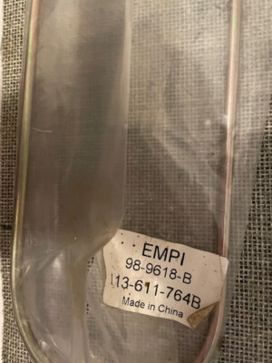 Brake Line, Steel, 6mm ENDS 25", Replacement for Air Cooled VW Bug ...