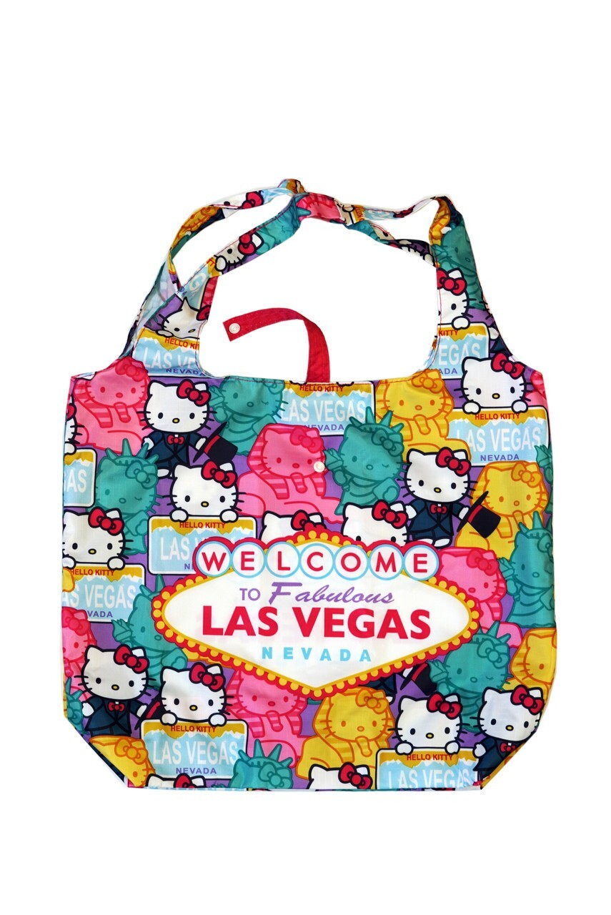 NWT Las Vegas Hello Kitty Sanrio Reusable Foldable Shopping Totes ...