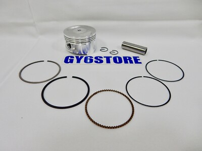 61mm GY6 PISTON & RING SET (61mm BORE) FOR SOME A-BLOCK, B-BLOCK | eBay