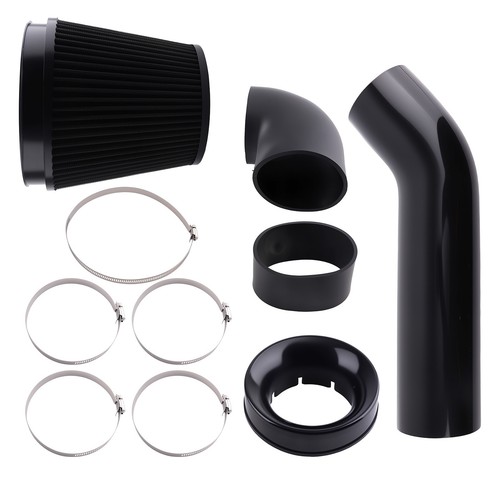 Cold Air Intake Pipe Kit for GM LS Series LSX LS1 LS2 V8 Engine Black ...