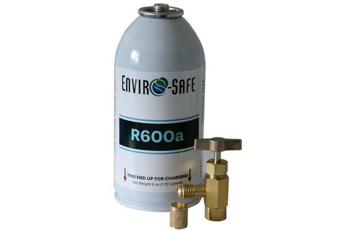 r600a, R600a Refrigerant, Enviro-Safe R-600a 6 oz 1 can and tap kit ...