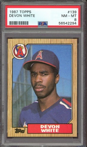 1987 Topps Devon White #139 PSA 8 | eBay