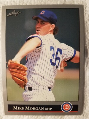 MIKE MORGAN CHICAGO CUBS 1992 LEAF BASEBALL CARD #204 | eBay