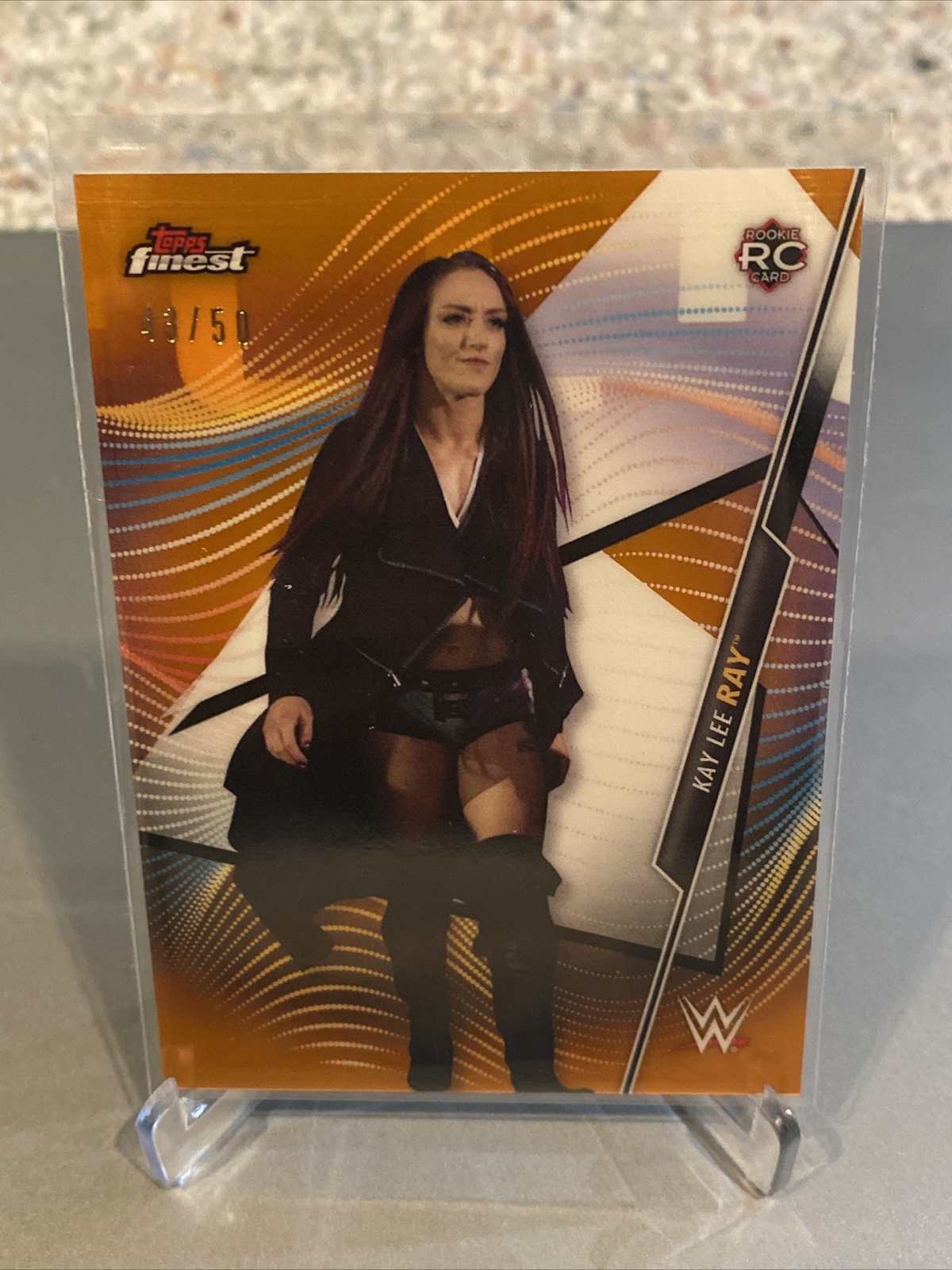 2020 Topps Finest WWE - Kay Lee Ray #98 Orange Refractor /50 (RC) for ...