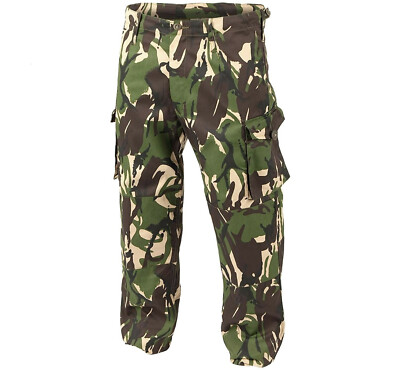GENTS GREEN CAMO MILITARY COMBAT TROUSERS Mens army soldier ops DPM ...