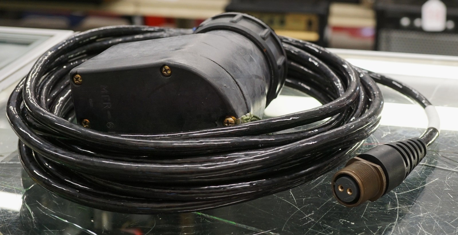 Military MKT Surplus Teleflex MBU NATO 24v Slave Plug Cable Power Cord ...