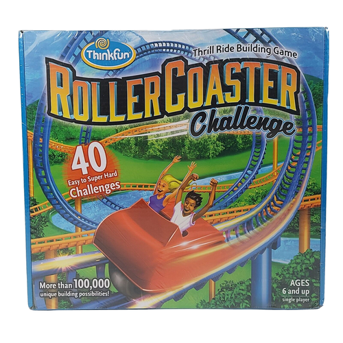 NEW Roller Coaster Challenge Game ThinkFun Toy Thrill Ride Building ...