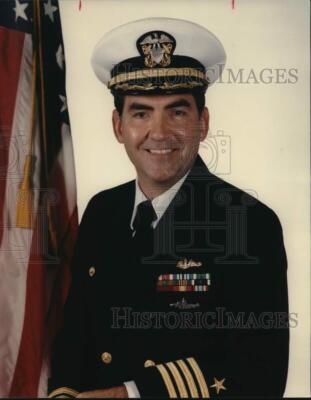 1972 Press Photo Captain Thomas E. Callaham of Navy, World Trade Center ...