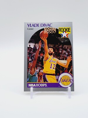Vlade Divac ROOKIE CARD 1990 NBA Hoops #154 Los Angeles Lakers (RC) | eBay
