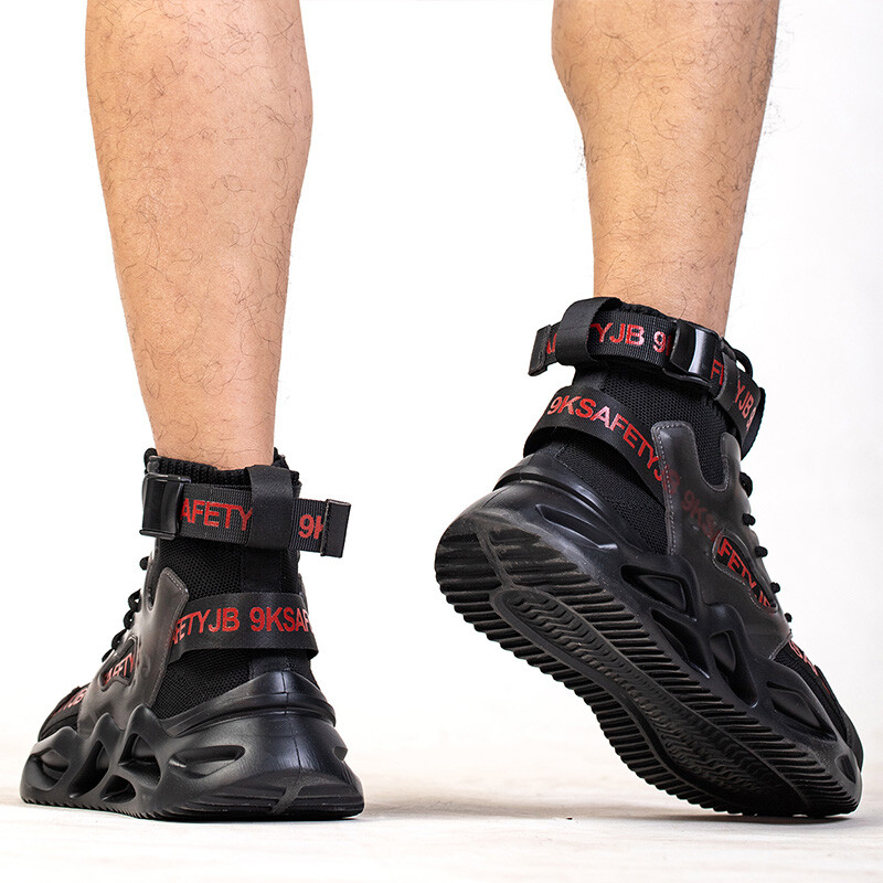 Mens Work Boots Steel Toe Cap Safety Shoes Bulletproof Indestructible ...