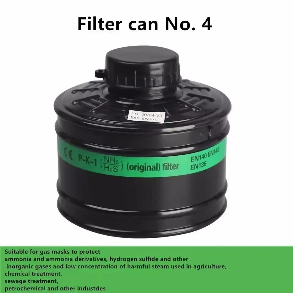 New Sealed 40mm Gas Mask Filter NATO Respirator Canister Chemical ...