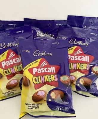 6x Cadbury Pascall Chocolate Clinkers Candy Bag 160g TikTok Viral 6x ...
