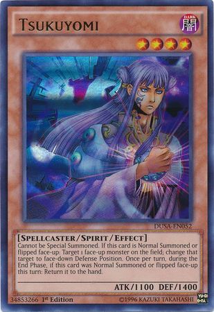 Tsukuyomi - DUSA-EN052 - Ultra Rare 1st Edition NM Duelist Saga | eBay