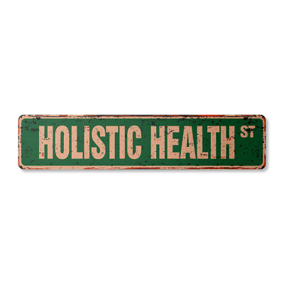 HOLISTIC HEALTH Vintage Street Sign alternative medicine medical ...