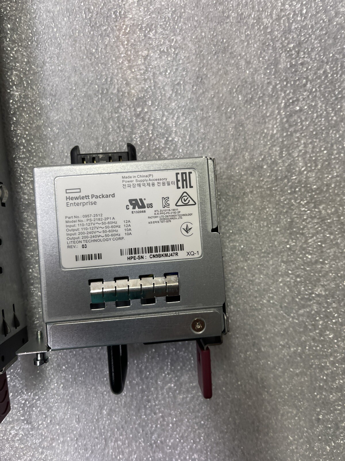 R0X35A HP ARUBA 6400 1800W AC POWER SUPPLY With C16 Inlet USED | eBay