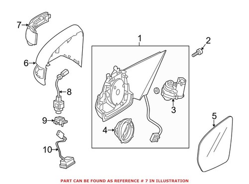 Genuine OEM Left Mirror Turnsignal Lens Driver Left for Mercedes ...