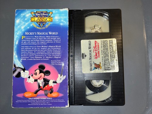 Walt Disney Mini Classics - Mickey’s Magical World (VHS, 1988) | eBay