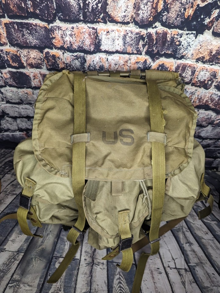 Vintage 80s US Military Field Pack Combat Backpack LC-1 Alice Army Ruck ...