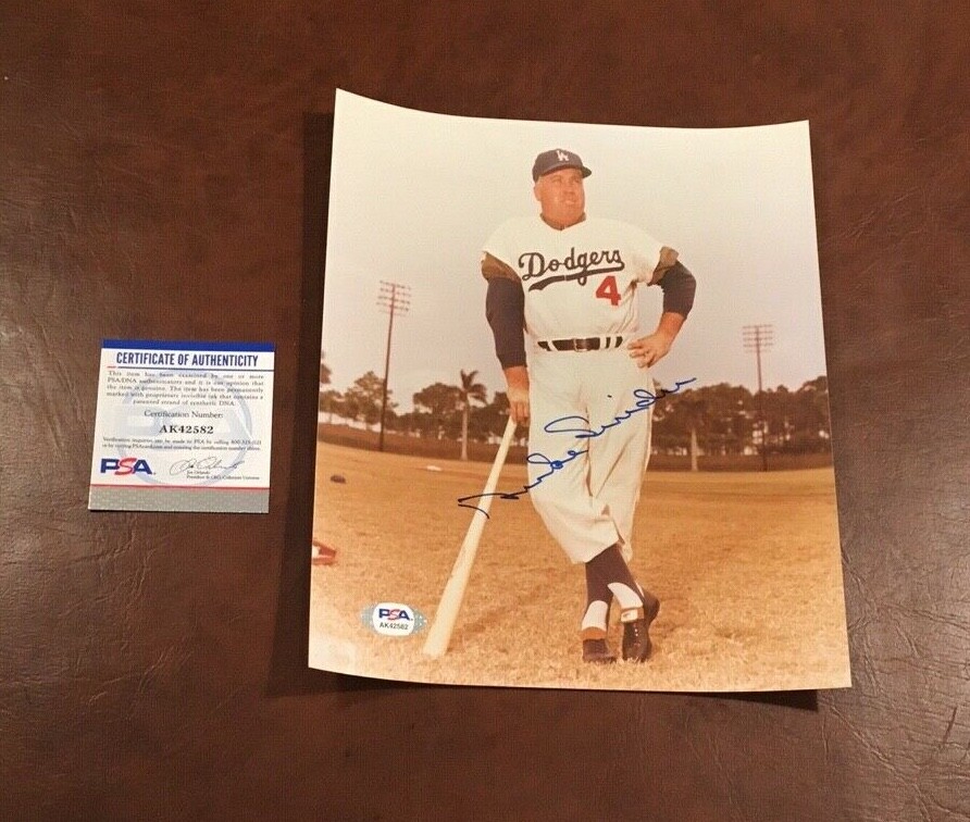 Duke Snider Autographed Memorabilia | Signed Photo, Jersey ...