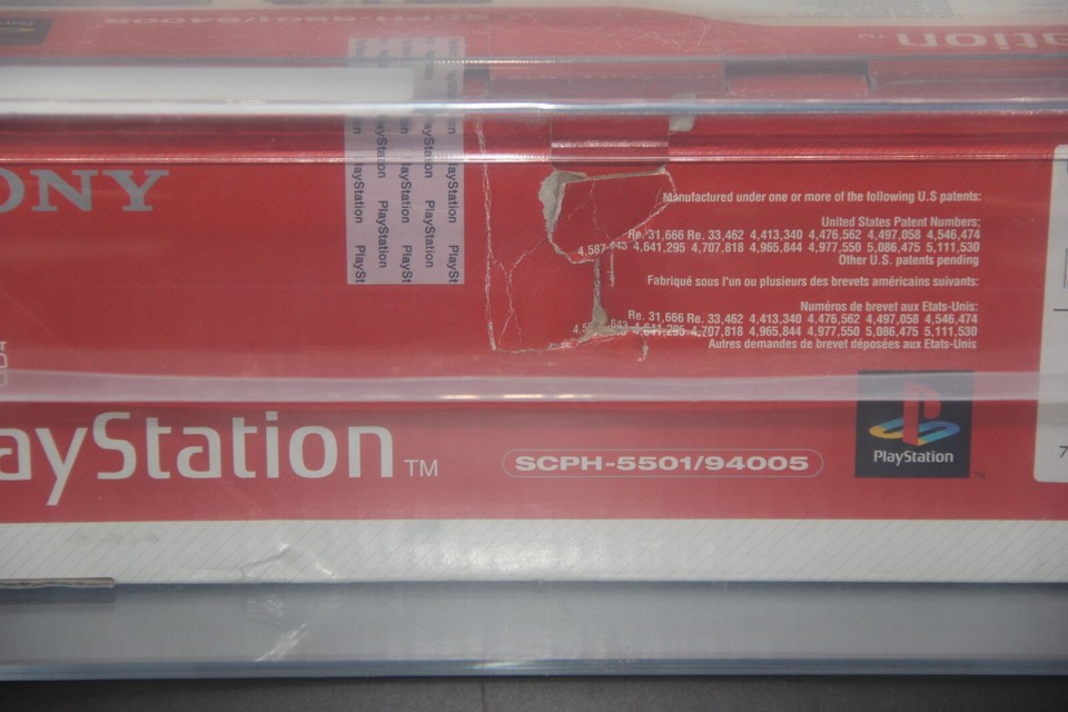 Sony PlayStation 1 Gray Console SCPH-5501/94005 VGA 60 New Sealed Rare ...