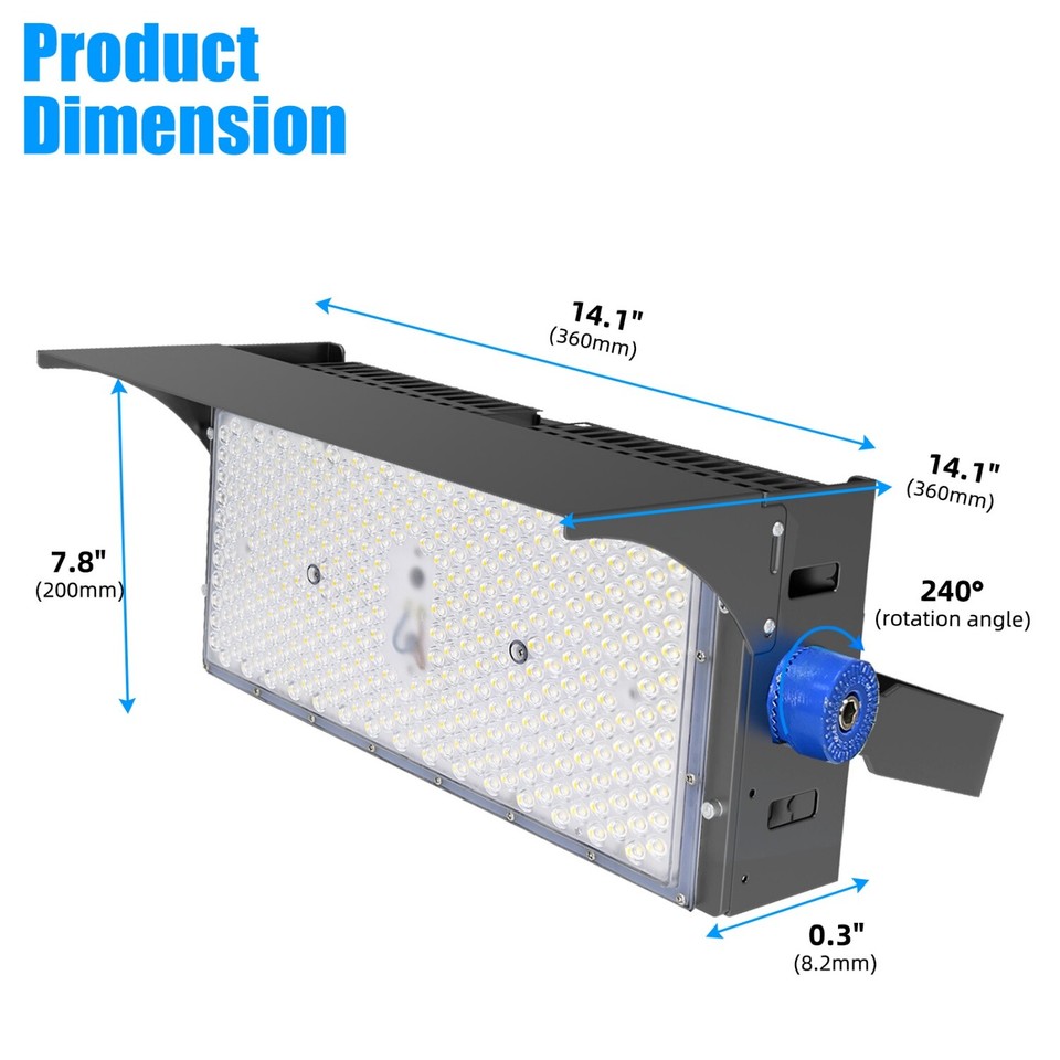Led Stadium Flood Lights Outdoor 1500W Equivalent Super Bright ...