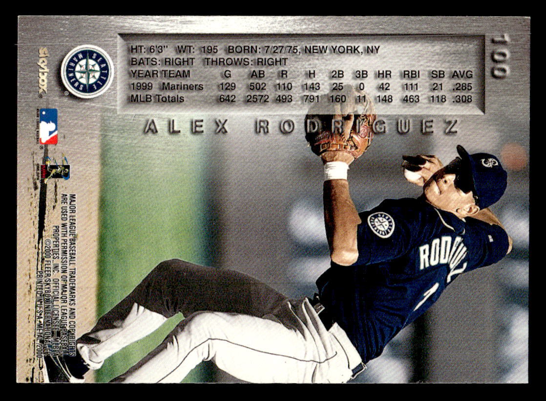 2000 Metal #100 Alex Rodriguez NMMT+ | eBay